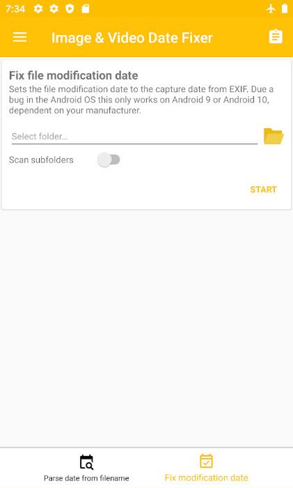 Image and Video Date Fixer restores the proper dates to your media files