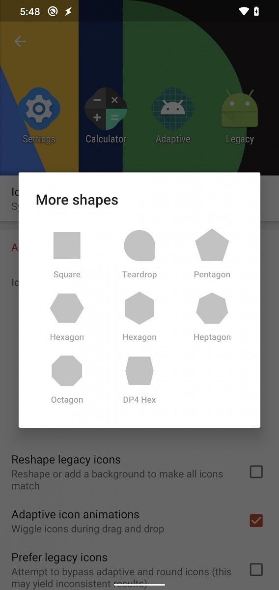 Nova Launcher beta adds new adaptive icon shapes inspired by Android 11