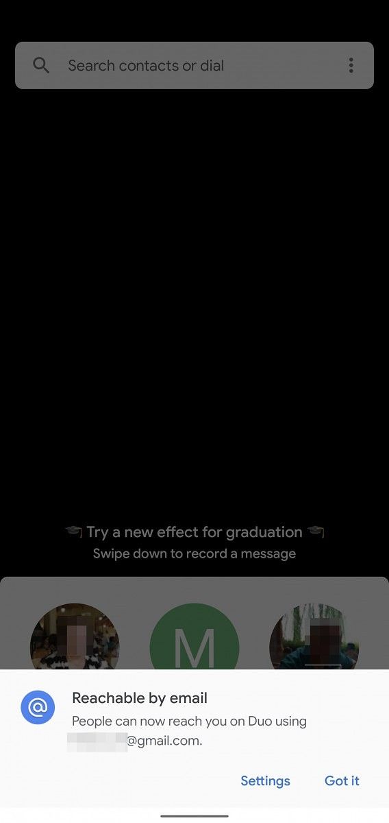 Google Duo 87 lets you contact others via email address and adds family ...