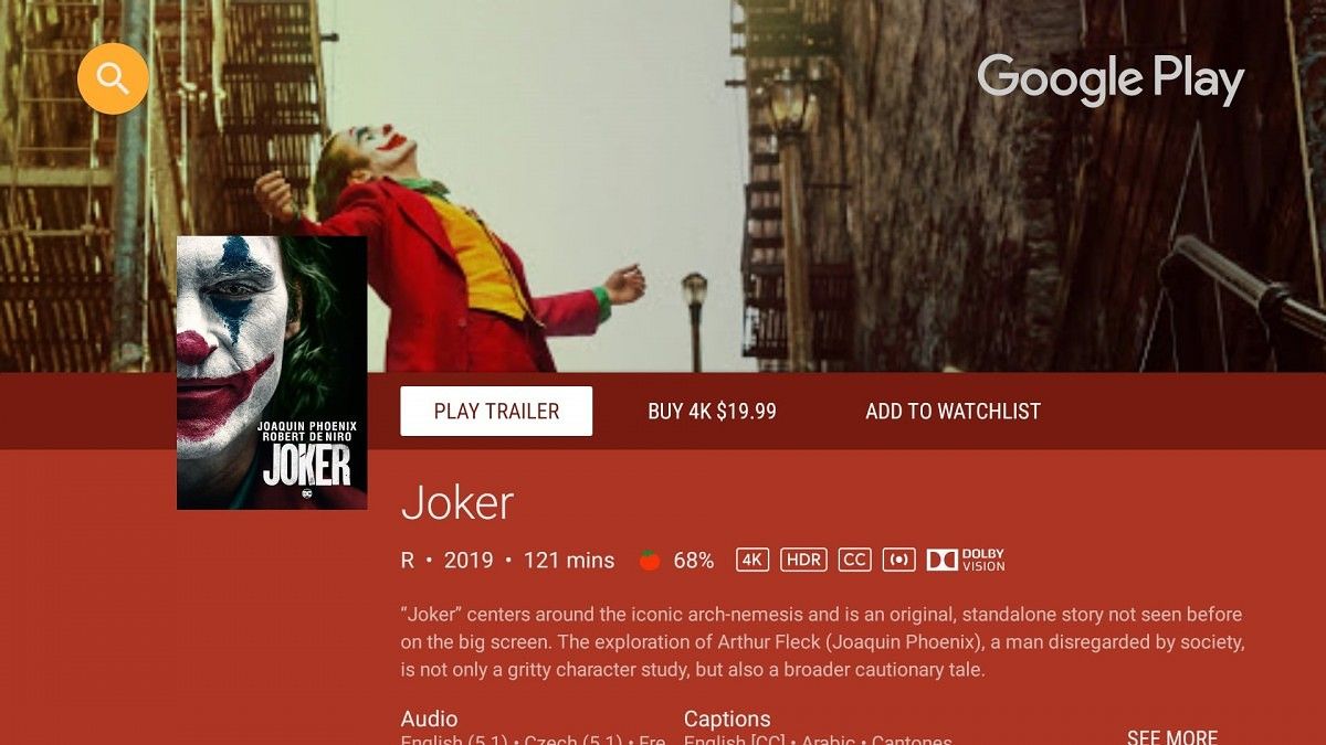 Google Play Movies adds its first Dolby Vision HDR titles