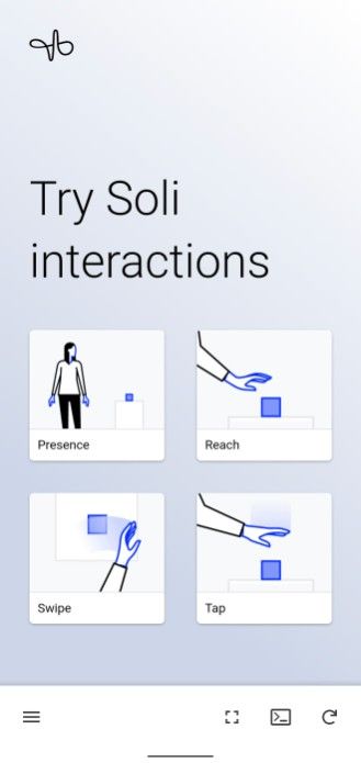 Google releases "Soli Sandbox" app for developers to test projects