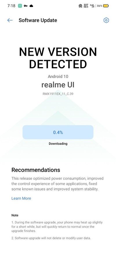 Realme 5 and Realme 5s start getting Android 10 with Realme UI