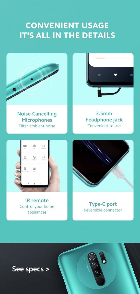 Retailer leaks the full specifications and features of Xiaomi's Redmi 9