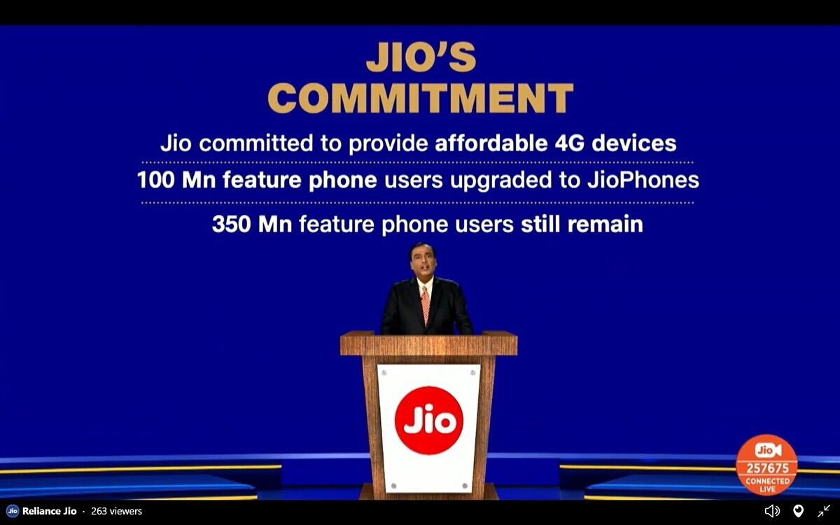 Reliance Jio and Google partner to develop entry-level smartphone for India