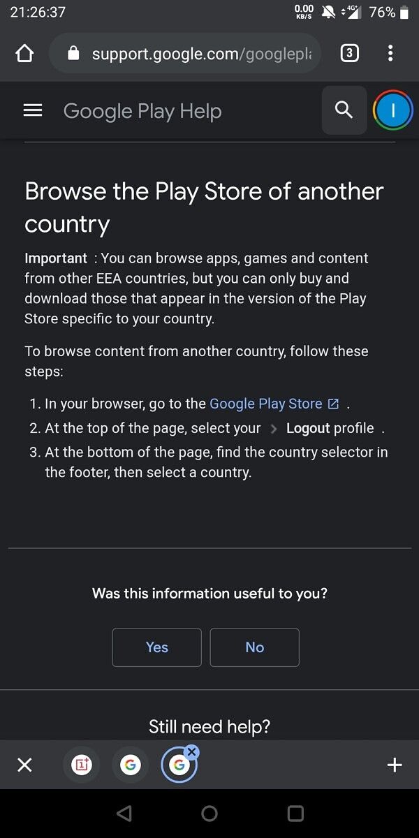 Google Play Store now lets Europeans see content from other EEA countries