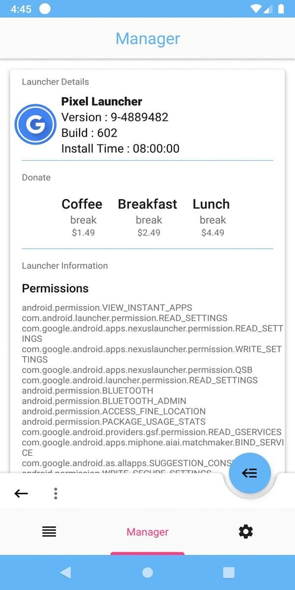 No'Me is a launcher manager for those of you with multiple launcher apps