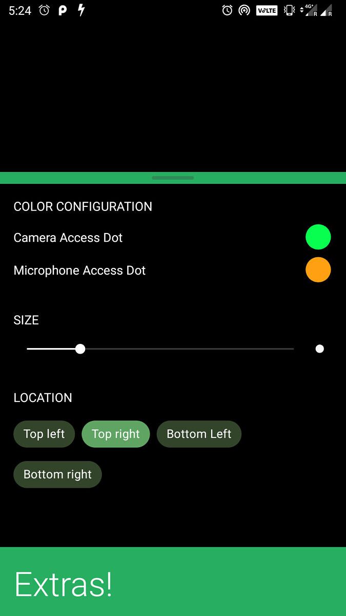 Access Dots brings iOS 14's camera and mic access indicators to Android
