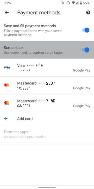 Chrome may soon get biometric authentication for payments on Android