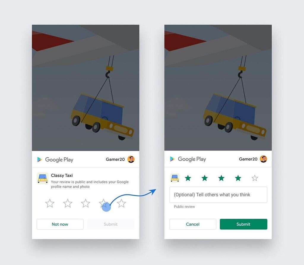 Google launches In-App Review API to streamline Play Store reviews