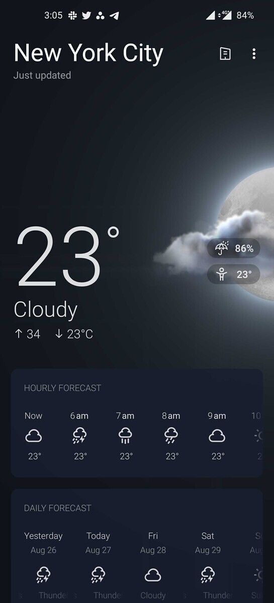 Redesigned OnePlus Weather app begins rolling out on Play Store beta ...