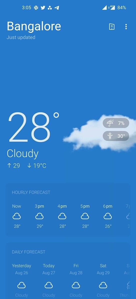 Redesigned OnePlus Weather app begins rolling out on Play Store beta ...