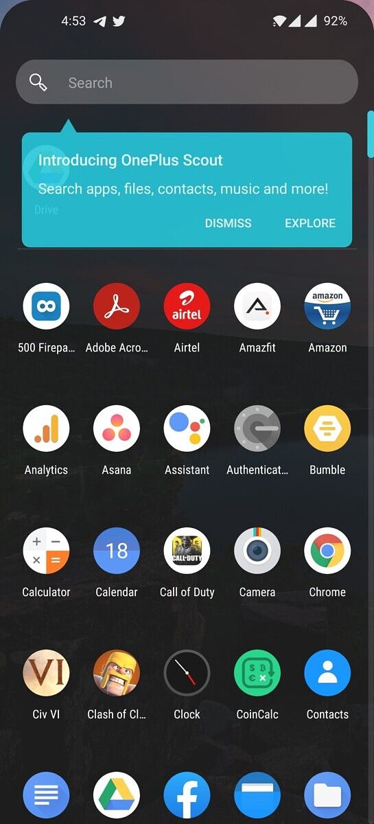 OnePlus Launcher update brings OnePlus Scout unified search feature for ...
