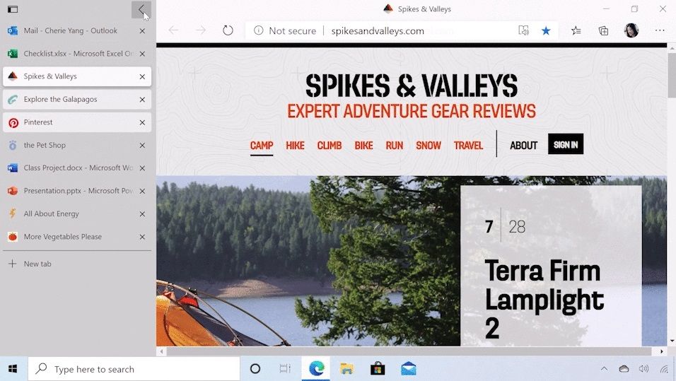 Microsoft Edge is getting a slick Vertical Tabs feature