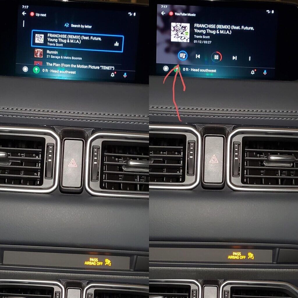 YouTube Music in Android Auto adds a playlist button and lets free ...
