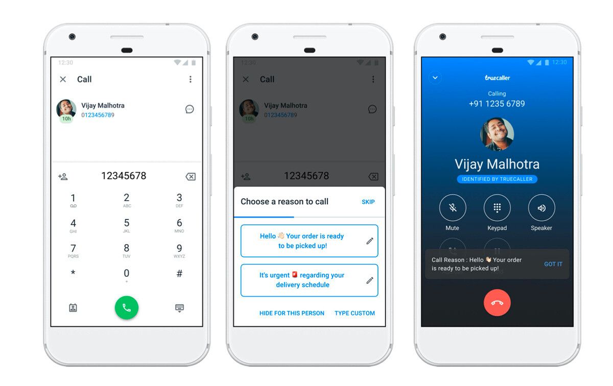 Truecaller's Call Reason, letting callers state their intention when ...