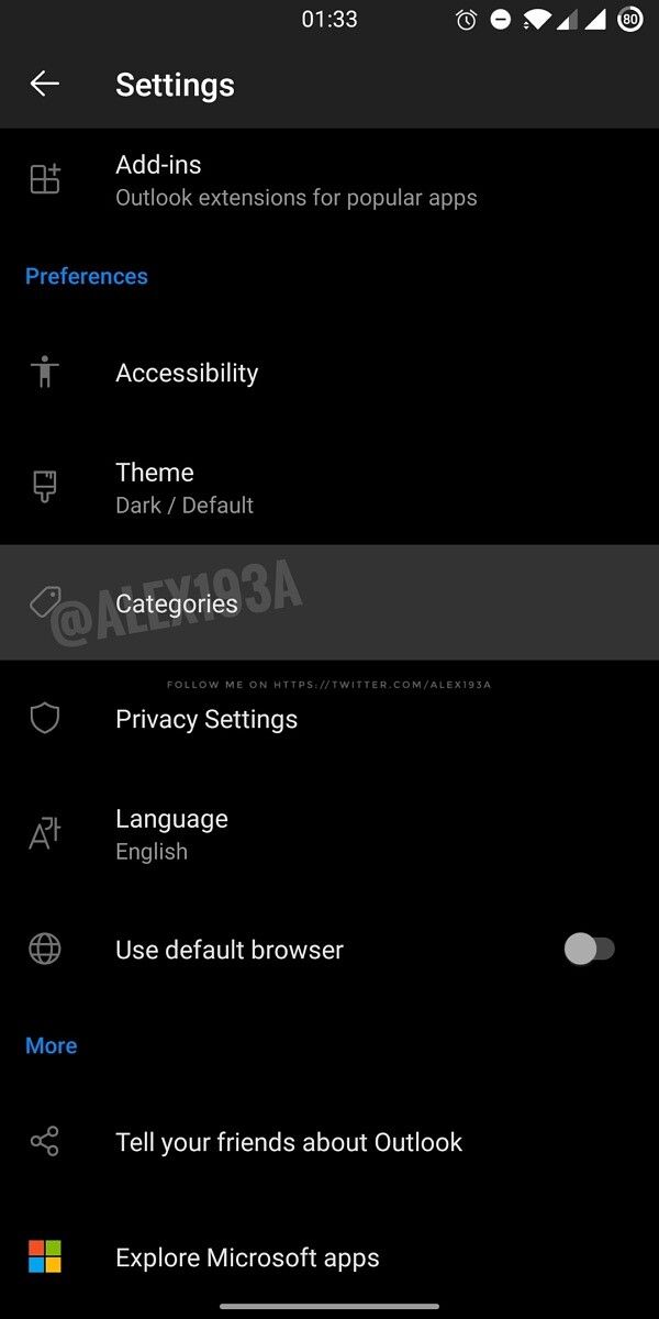Microsoft Outlook For Android Tests Email Categories And A Floating Action Menu