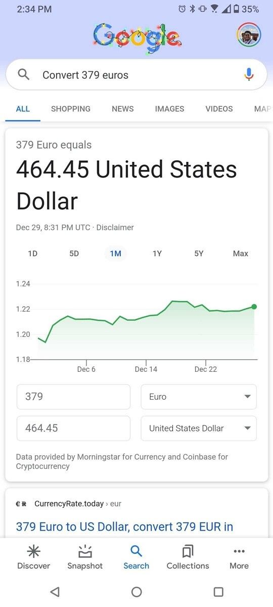 Android's Smart Selection feature can help with unit conversion