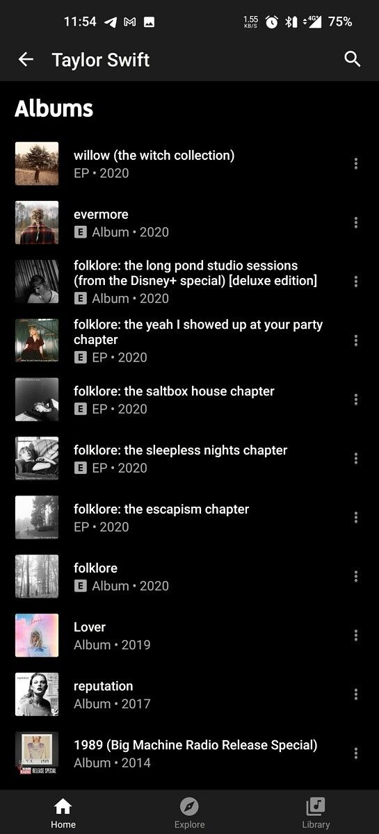YouTube Music is rolling out a grid layout for singles and albums from ...