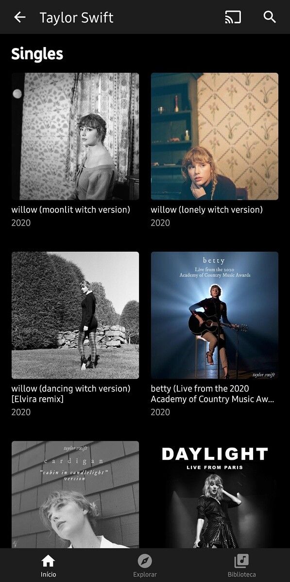 YouTube Music is rolling out a grid layout for singles and albums from ...
