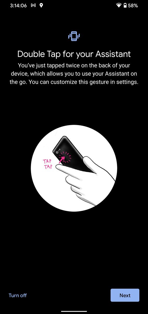 Android 12 prepares to bring double-tap back gesture to the Pixel 5