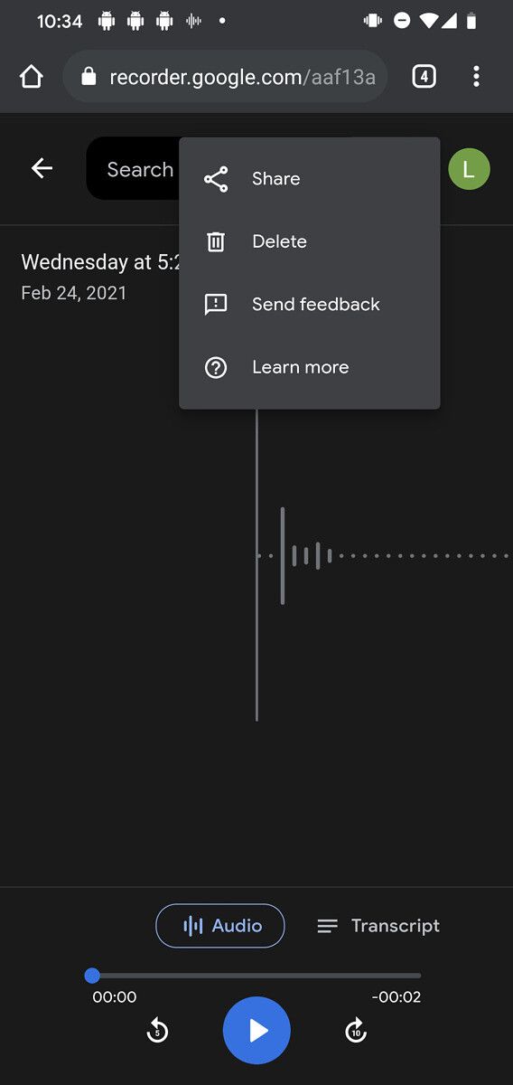 Google Recorder app can now backup and sync your audio recordings