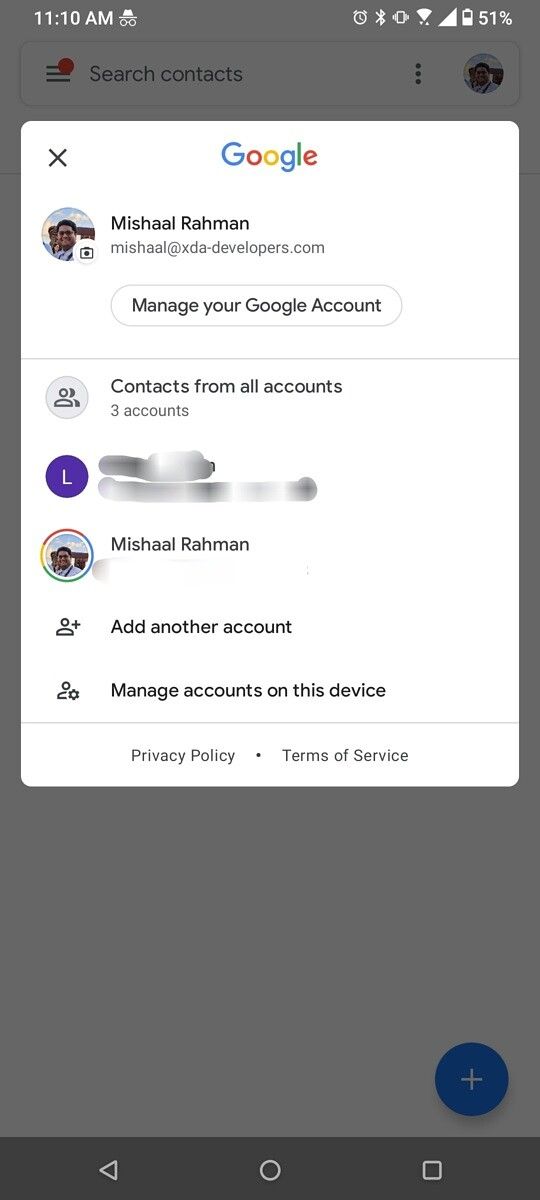 Google Contacts now lets you change your Google Account profile picture