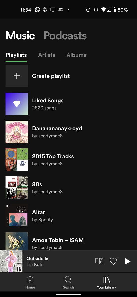 Spotify for Android starts testing a redesigned library UI