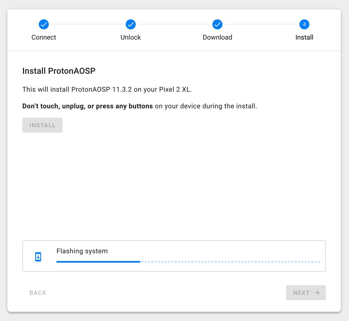 The future of flashing custom ROMs will be through a web browser
