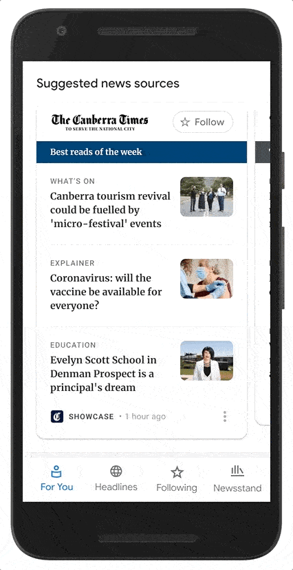 Google launches News Showcase in Australia to appease news publishers