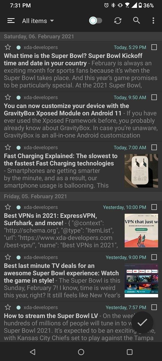 gReader ends a 4 year hiatus with a new update on Play Store