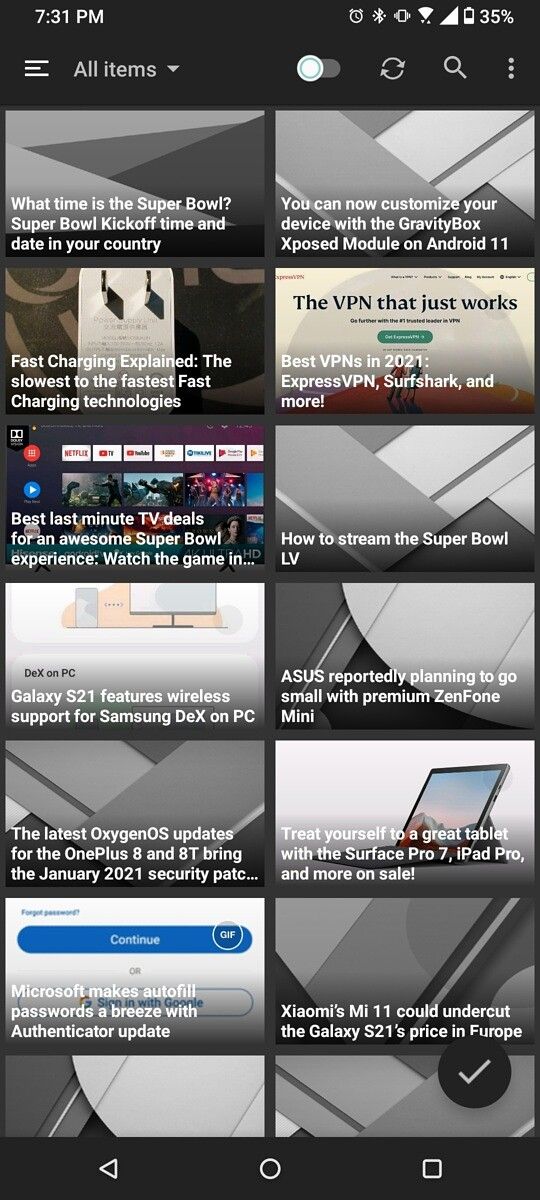 gReader ends a 4 year hiatus with a new update on Play Store