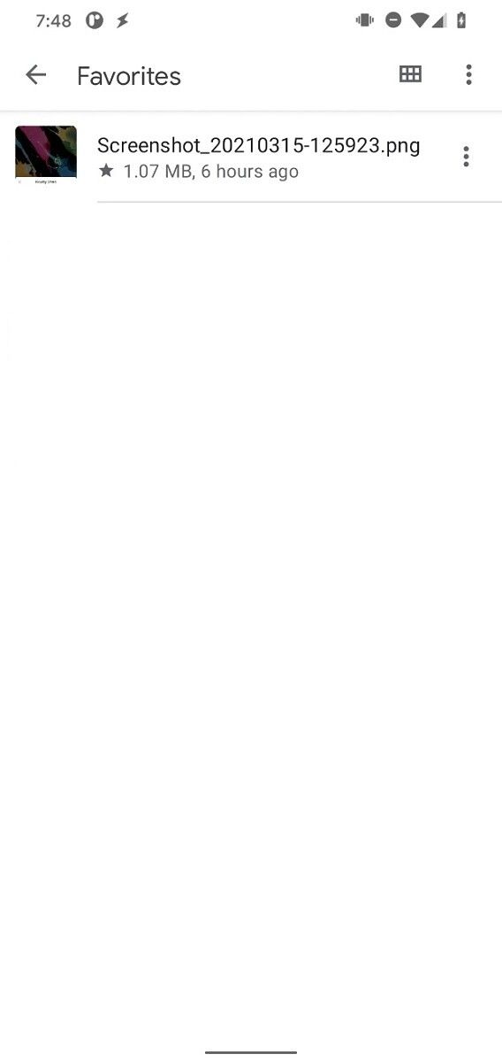 The latest Files by Google update introduces a new Favorites folder