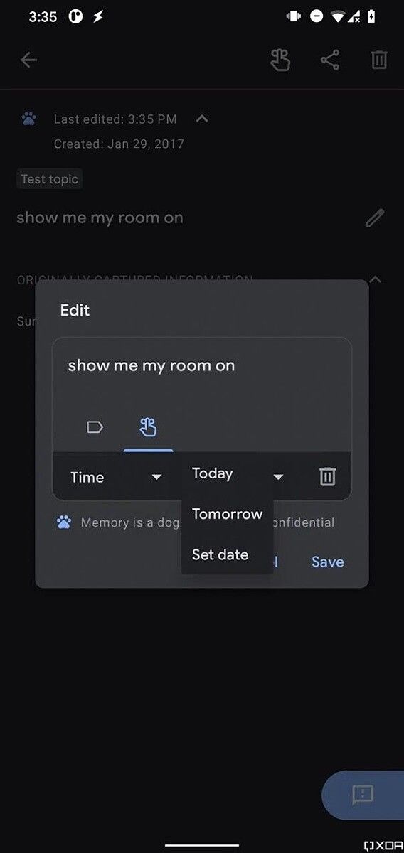 Google Assistant "Memory" will help save and organize your reminders