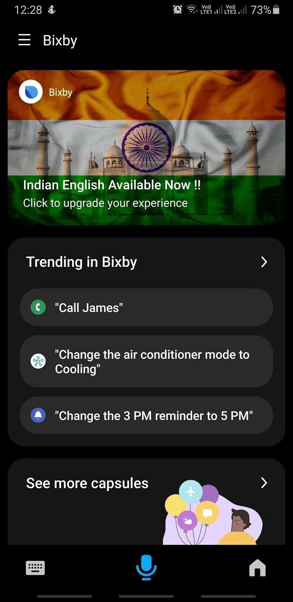 Samsung's Bixby voice assistant now supports Indian English