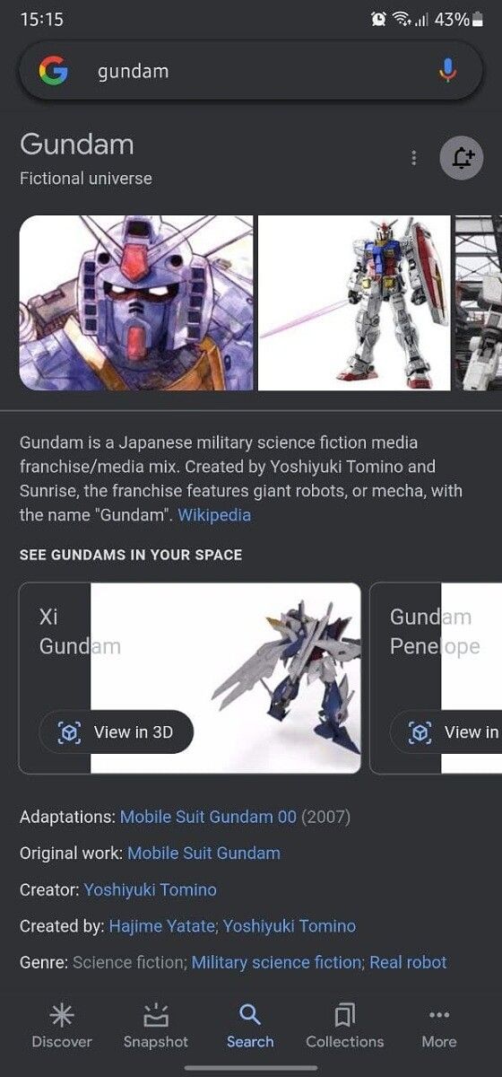Google Search now shows several iconic anime characters in AR