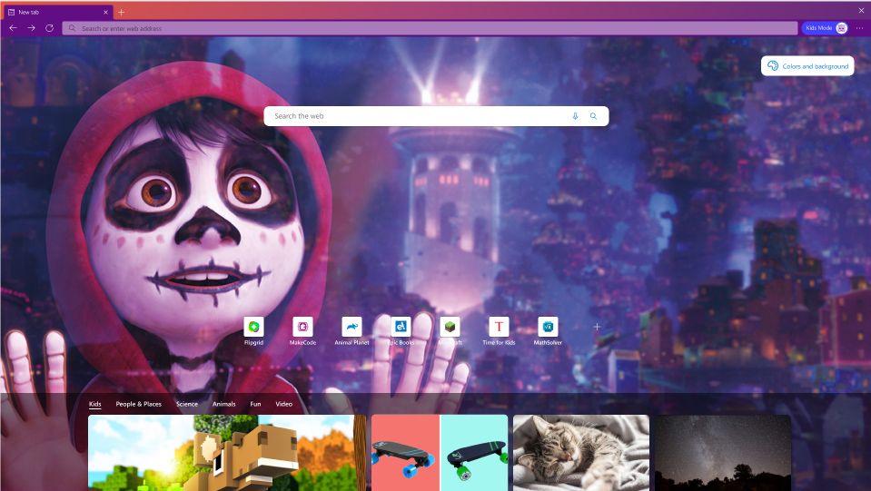 Microsoft Edge adds Kids Mode to keep children safe online