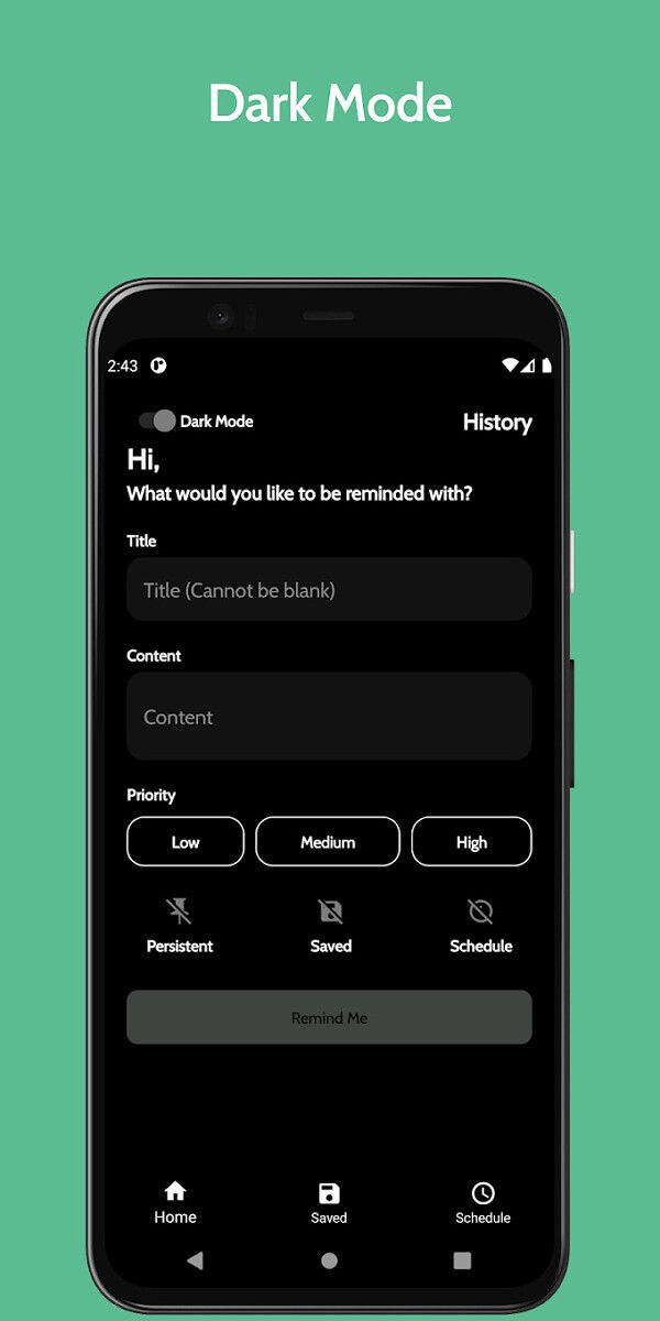 Looking for a simple reminder app? Check out Remind Me on Android