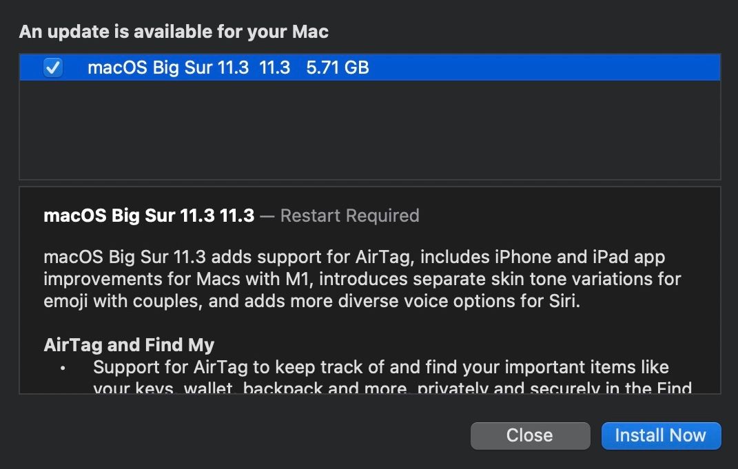 Apple introduces macOS 11.3 with big M1 improvements