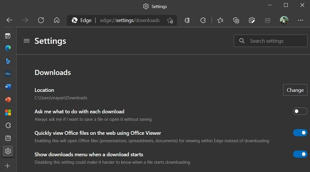 Edge will soon offer Microsoft Office and Windows Search integration