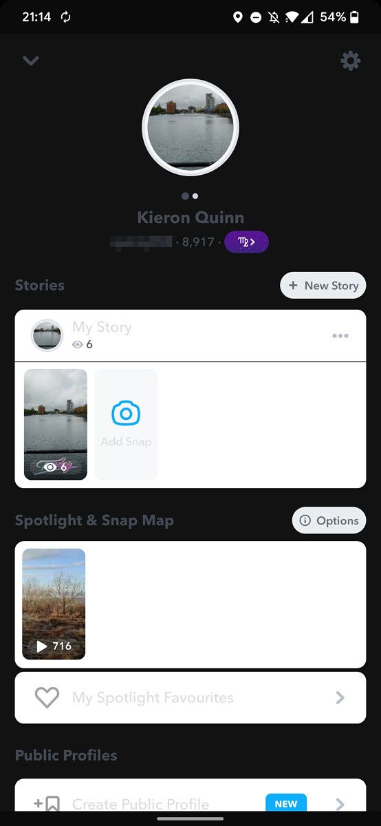 Here's how to enable the unreleased dark mode on Snapchat for Android