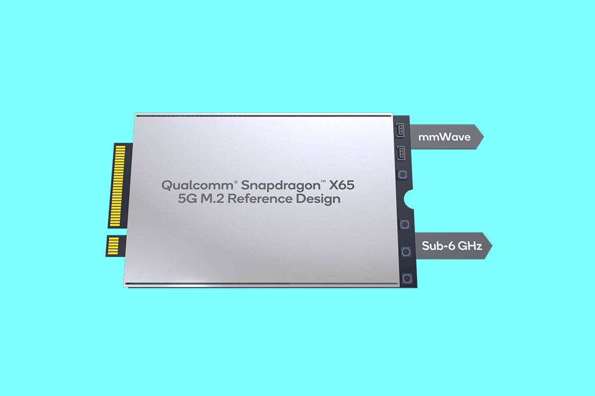 Qualcomm shows off a 10-gigabit M.2 5G modem for ACPCs