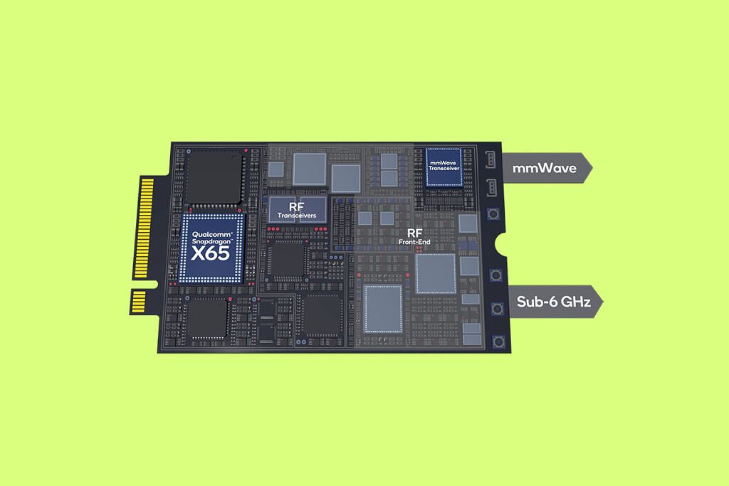 Qualcomm shows off a 10-gigabit M.2 5G modem for ACPCs