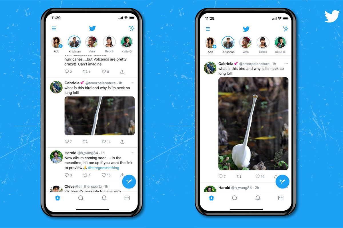 Twitter rolls out improved image cropping on iOS and Android
