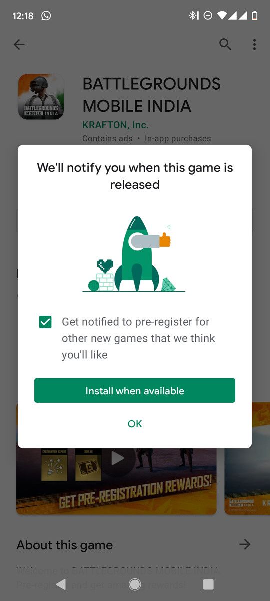 Battlegrounds Mobile India Open Beta goes live on Google Play Store