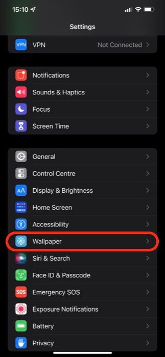 How to change the wallpaper on an Apple iPhone