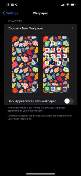How to change the wallpaper on an Apple iPhone