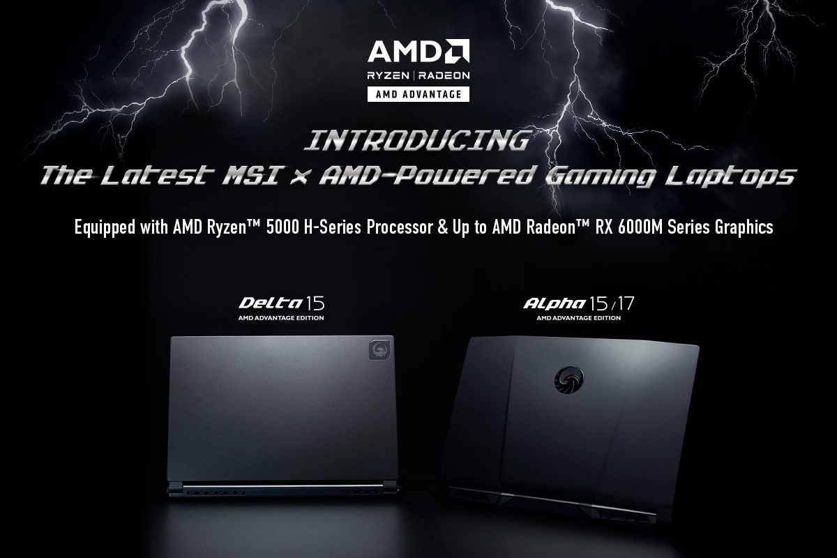 MSI's latest all-AMD gaming laptops are coming to the US this summer