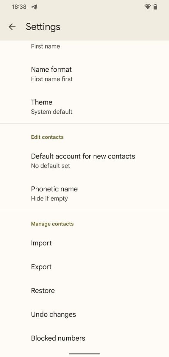 Google Contacts update adds Material You dynamic theming on Android 12