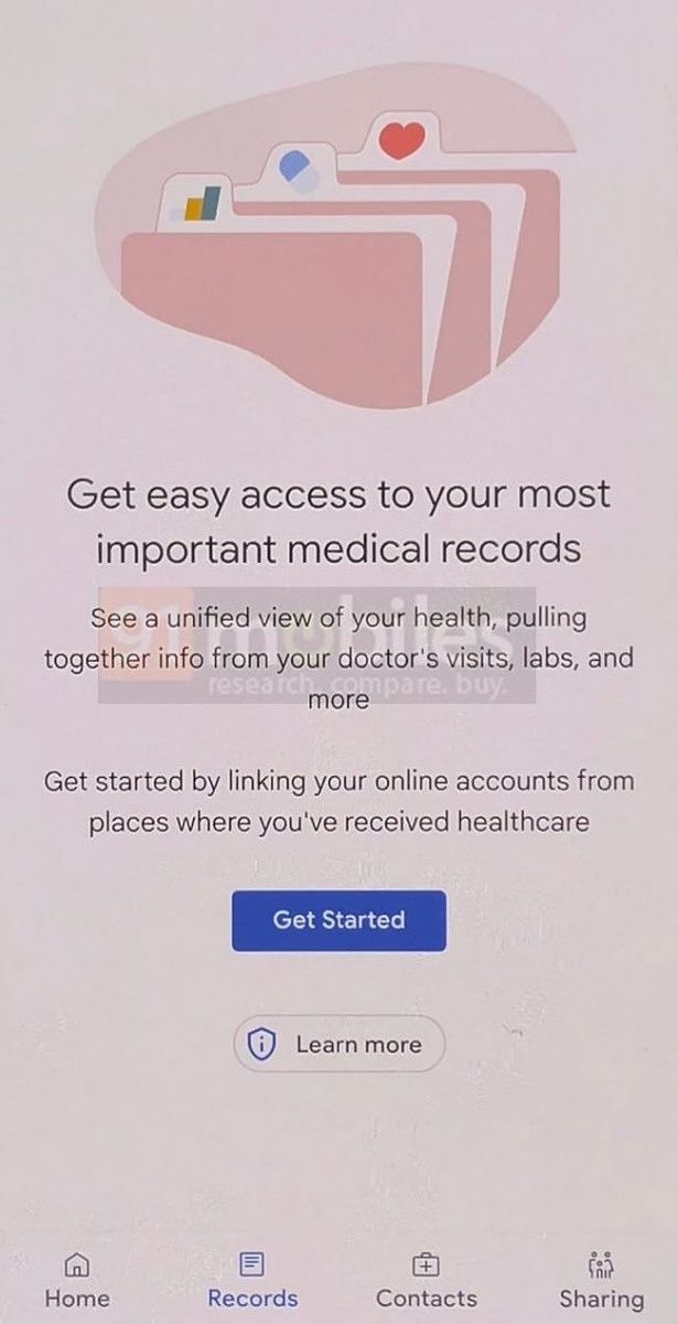 Leaked screenshots showcase Google's upcoming medical records app