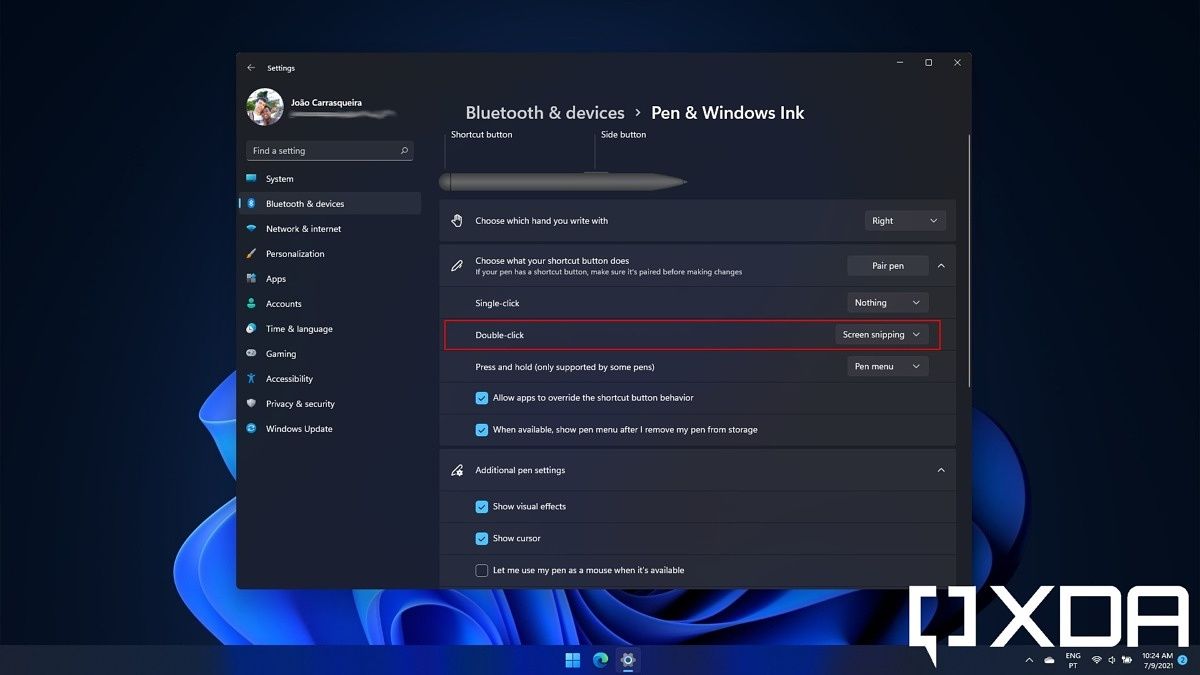 How to take screenshots on the Surface Pro 7